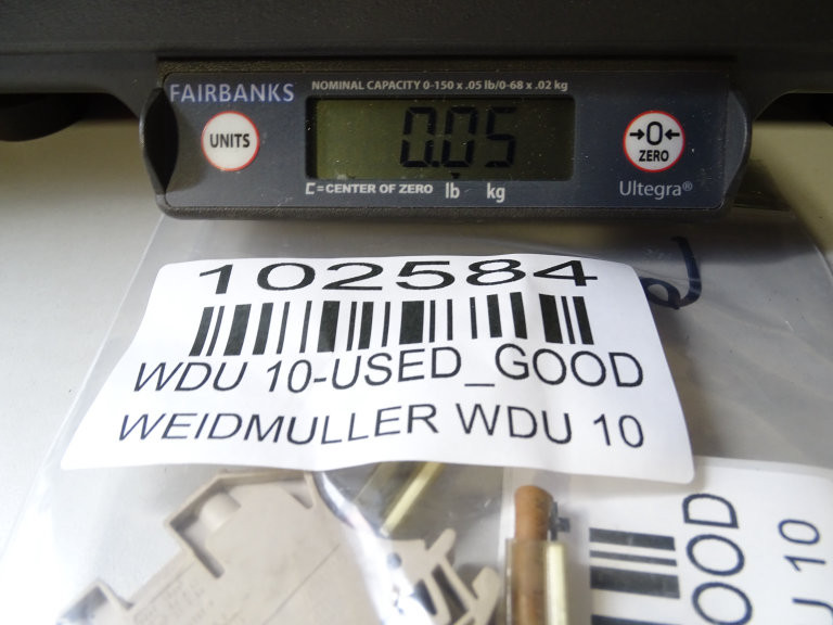 Weidmuller WDU 10 Terminal Block