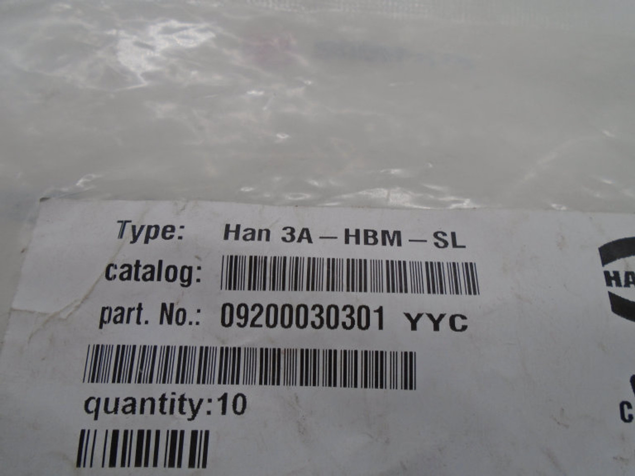 Harting HAN-3A-HBM-SL Mounting Bracket