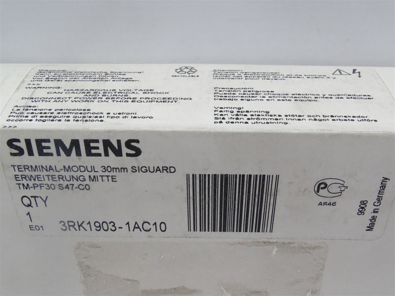 Siemens 3RK1903-1AC10 Terminal Block