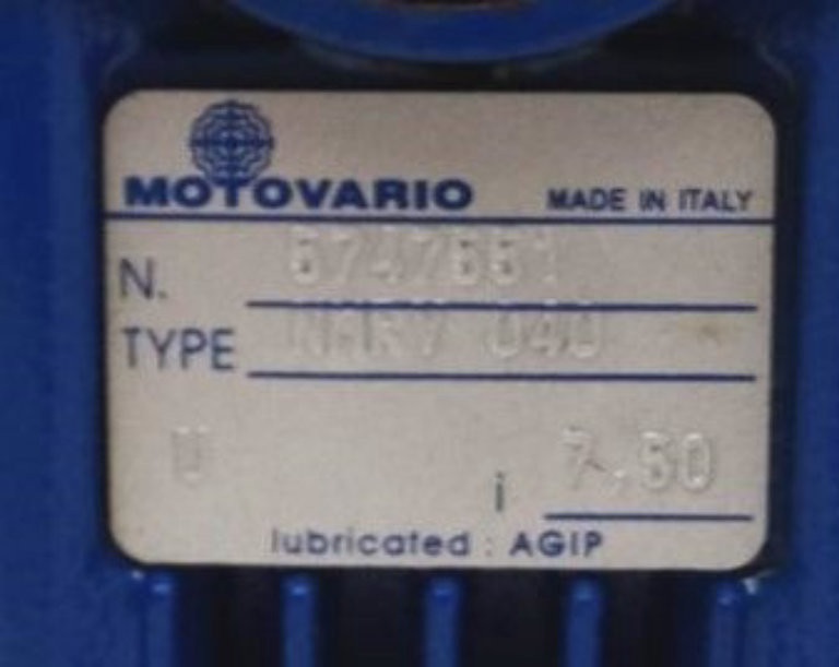 Motovario NMRV040-7.50 Gearbox