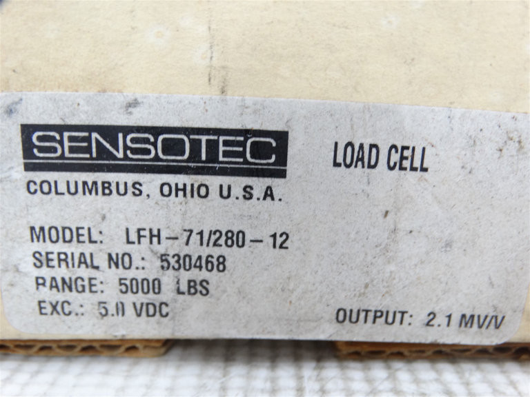 Honeywell LFH-7I/0280-12 Load Cell
