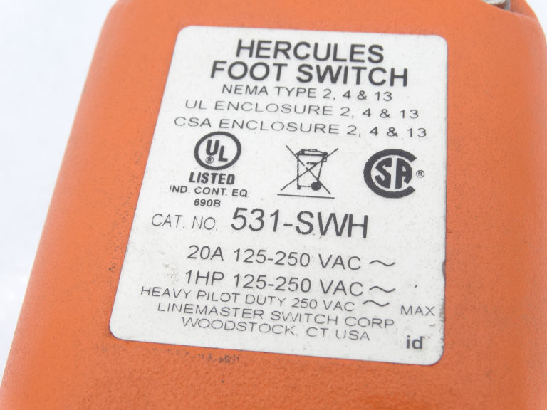 Linemaster 531-SWH Switch