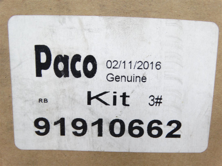 Paco 91910662 Spare Parts Kit