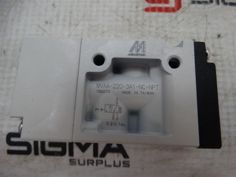Mindman MVAA-220-3A1-NC-NPT Valve