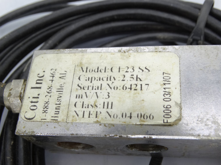 Coti Global Sensors Inc CI-23-SSW Load Cell
