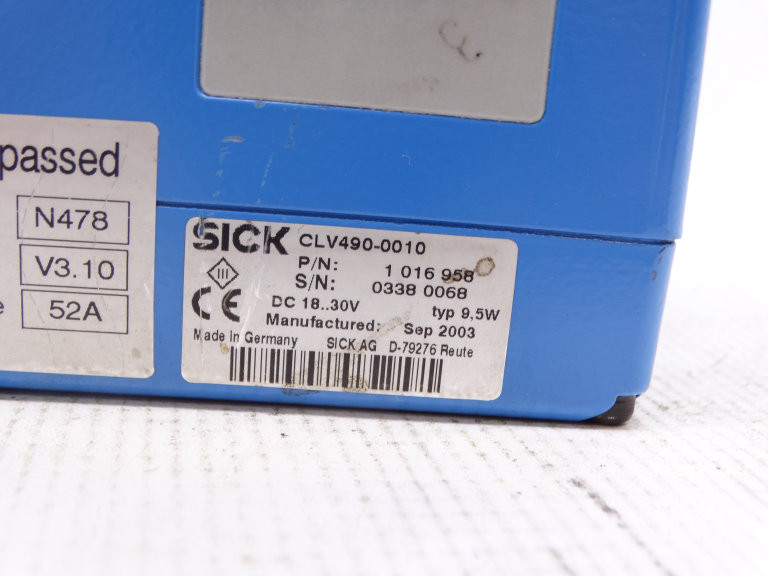 Sick CVL490-0010 Barcode Scanner