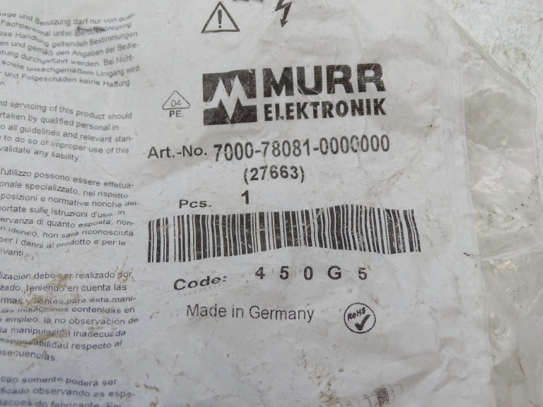 Murr Elektronik 7000-78081-0000000 Sensor