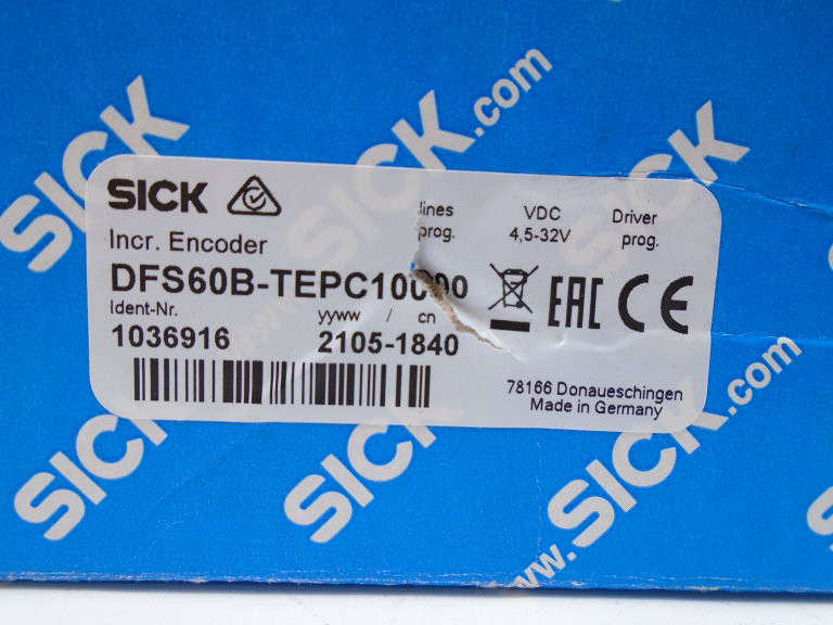 Sick DFS60B-TEPC10000 Encoder
