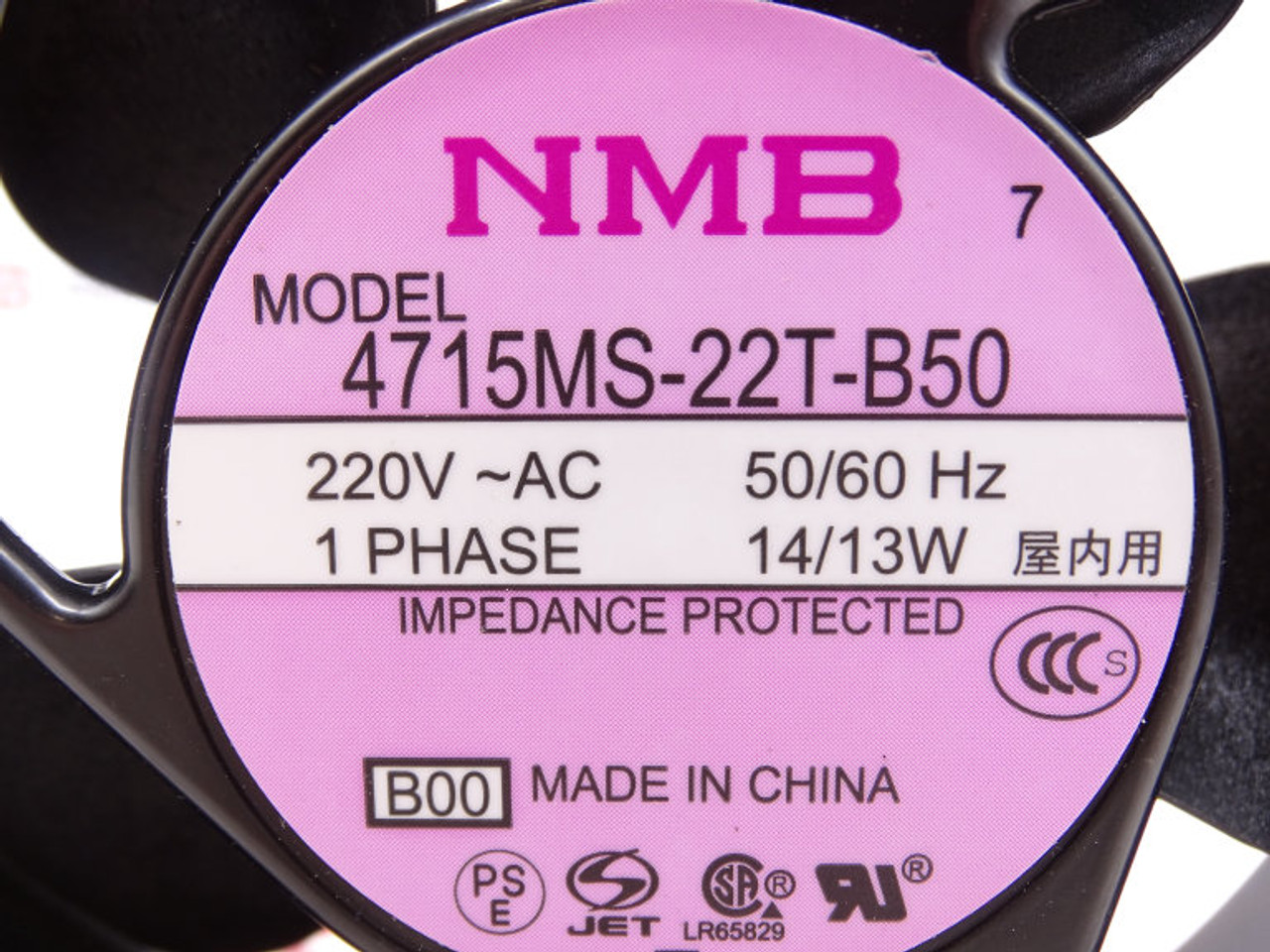 Minebea 4715MS-22T-B50-B00 Fan