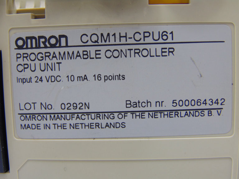 Omron CQM1H-CPU61 PLC Processor