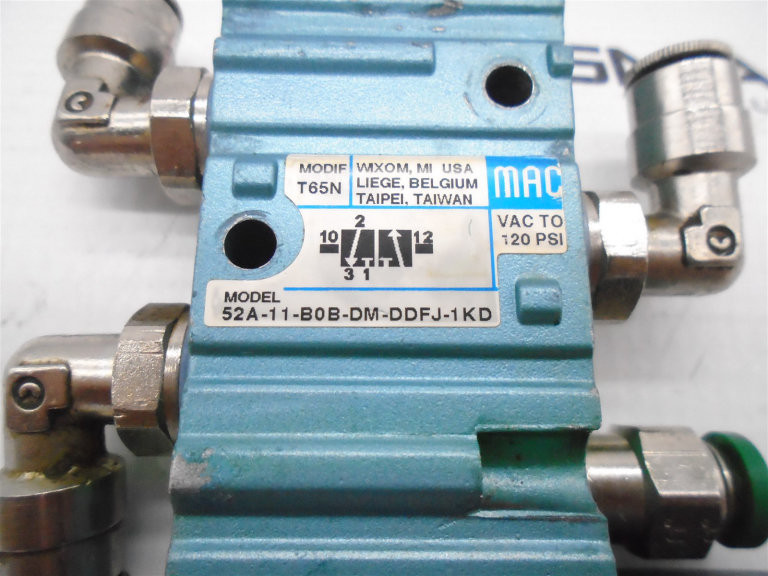 Mac Valves Inc. 52A-11-BOB-DM-DDFJ-1KD Valve