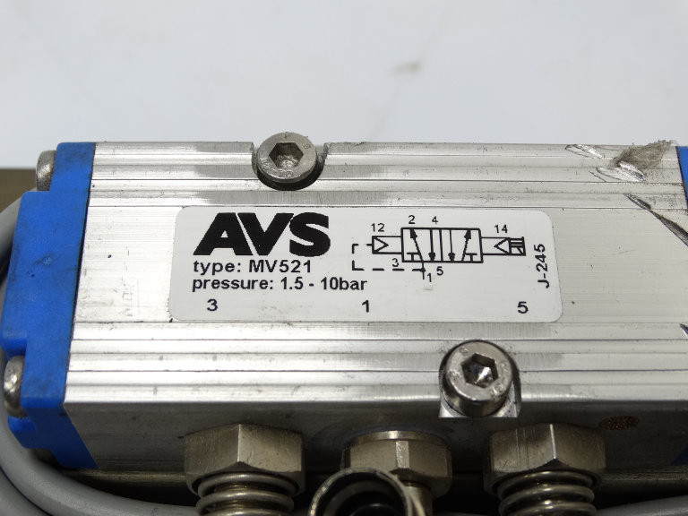 Abz Valves & Controls DA100 WITH MV521 Pneumatic Accessory