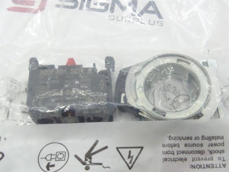 Allen Bradley 800F-MX01 Series A Contact Block