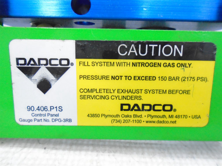 Dadco 90.406.P1S Control Panel