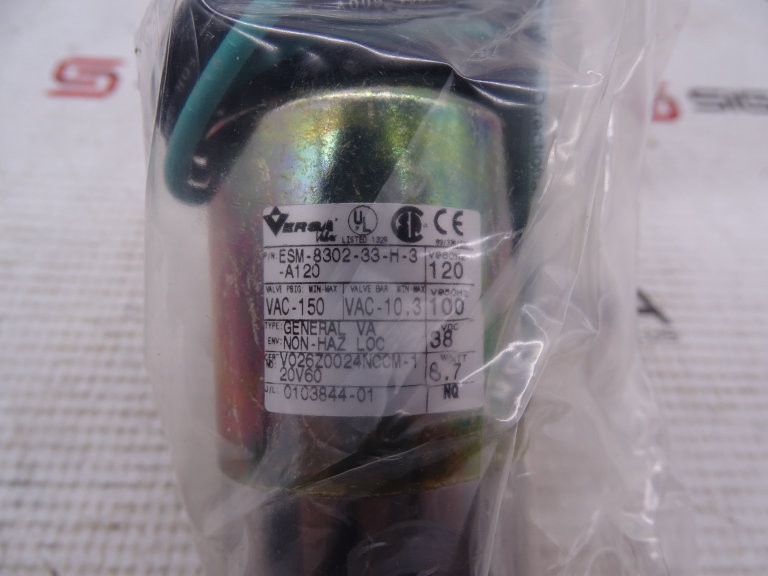 Versa Valves ESM-8302-33-H-3-A120 Valve