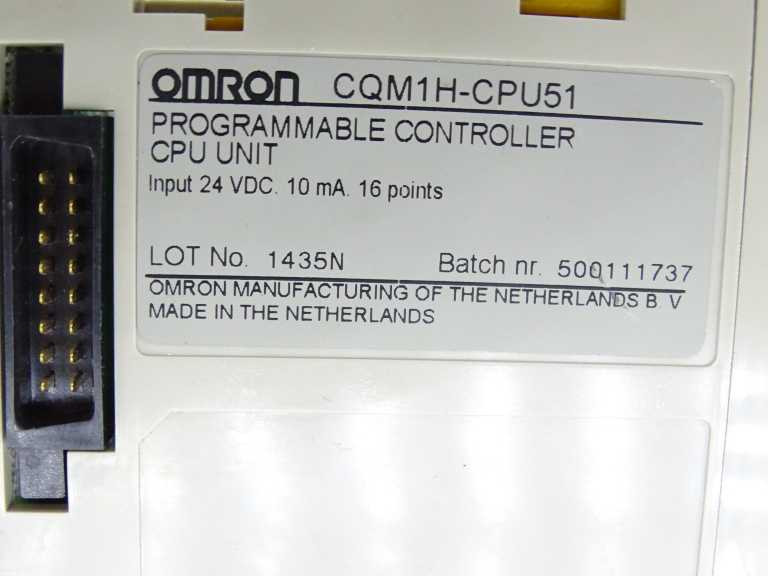Omron CQM1H-CPU51 PLC Processor