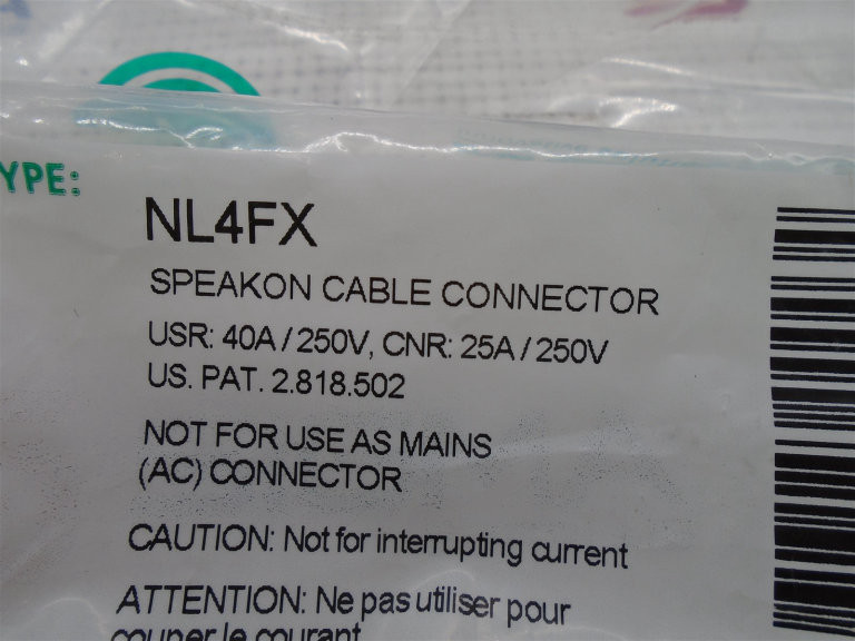 Neutrik NL4FX Connector