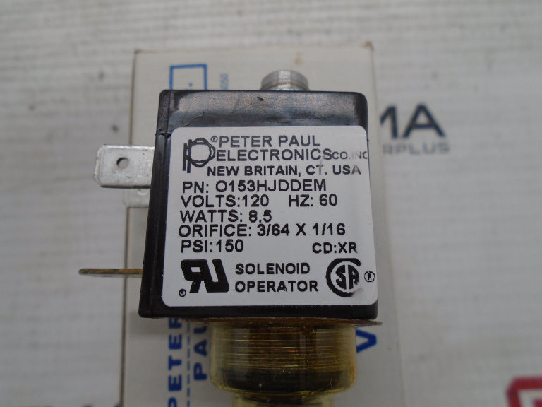 Peter Paul Electronics O153HJDDEM Valve