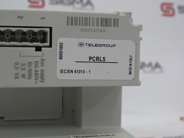 Telegroup PCRL5/7 Control Panel