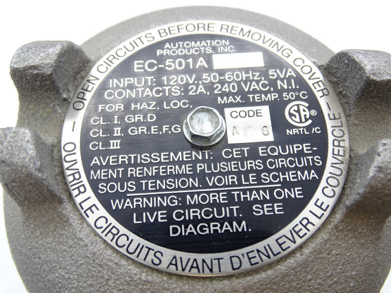 Automation Products Dynatrol EC-501A MOD2 120VAC 2SEC Relay