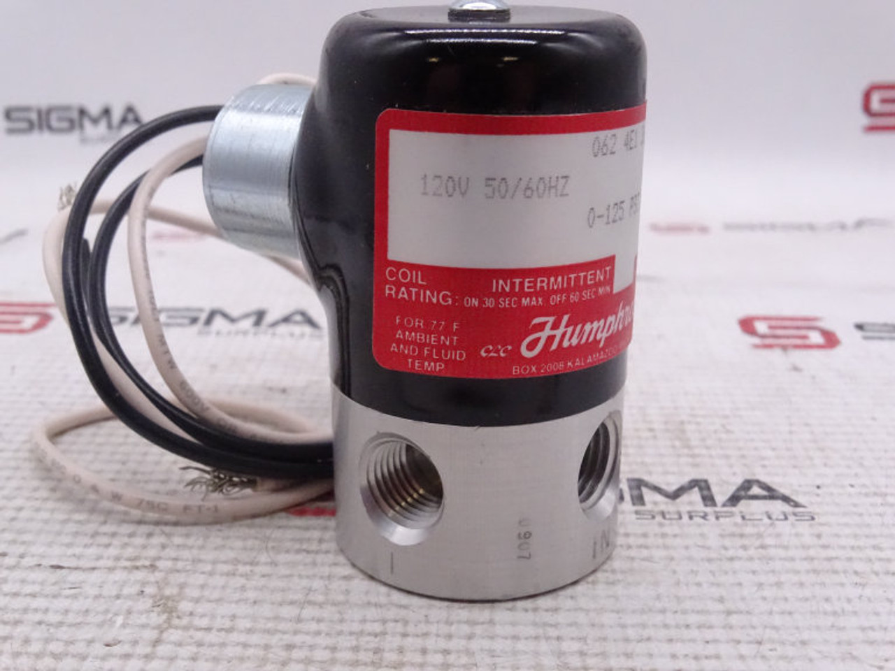 Humphrey 062-4E1-36-120-50/60 Valve