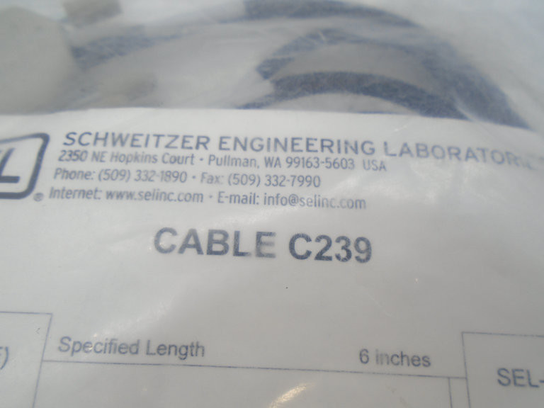 Schweitzer Engineering Laboratories C239-017 Cable