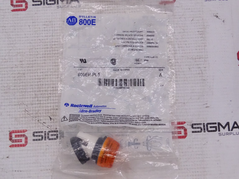 Allen Bradley 800EP-PL5 Series A Indicator Light