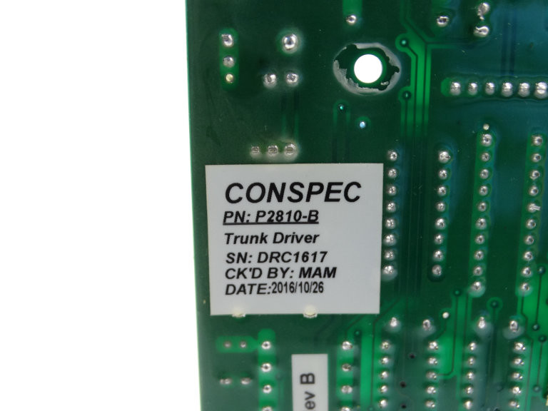 Conspec P2810-B Circuit Board