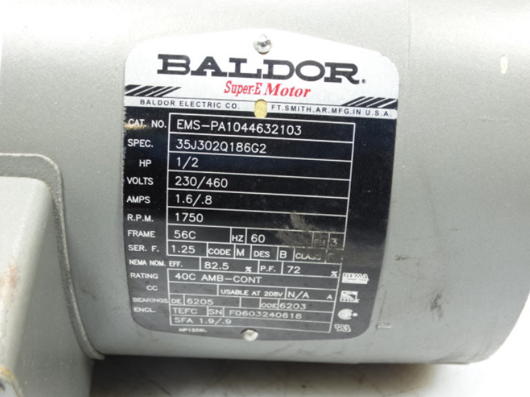 Baldor Reliance EMS-PA1044632103 Motor