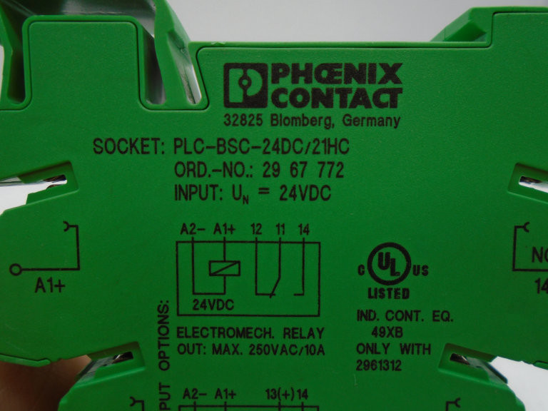Phoenix Contact PLC-BSC- 24DC/21HC Relay