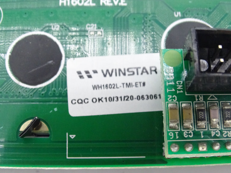 Winstar Display WH1602L-TMI-ET Display