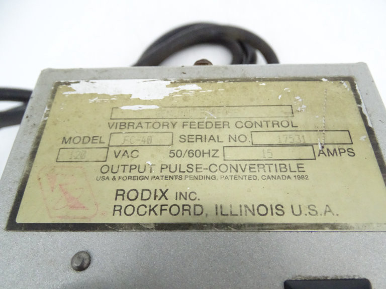 Rodix Inc. FC-40 Process Controller