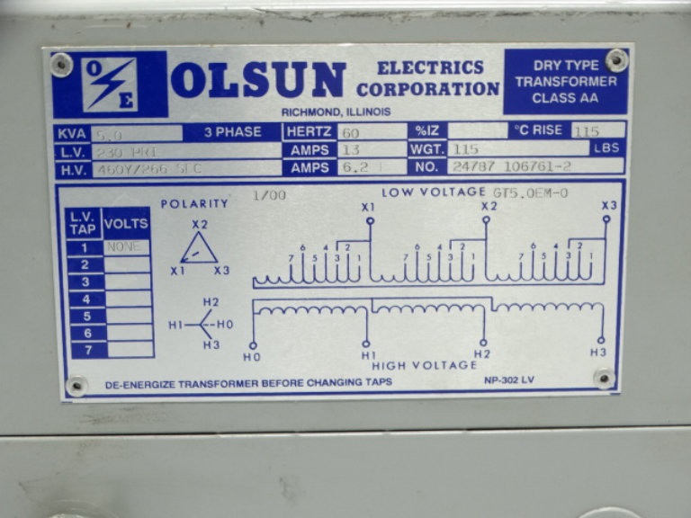 Olsun Electrics 24787 106761-2 Transformer