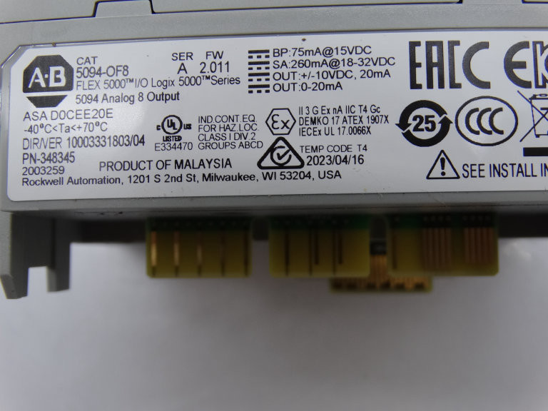 Allen Bradley 5094-OF8 Series A PLC Module