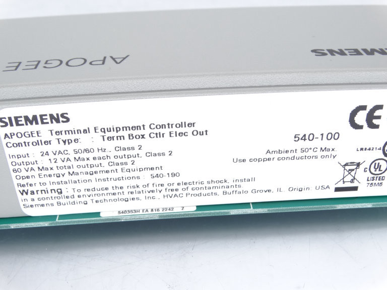 Siemens 540-100 Process Controller