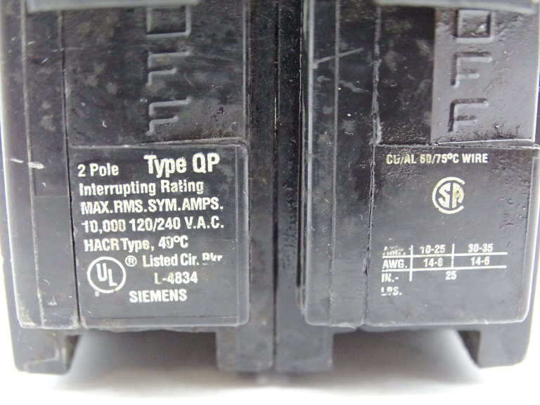 Siemens Q220 Circuit Breaker