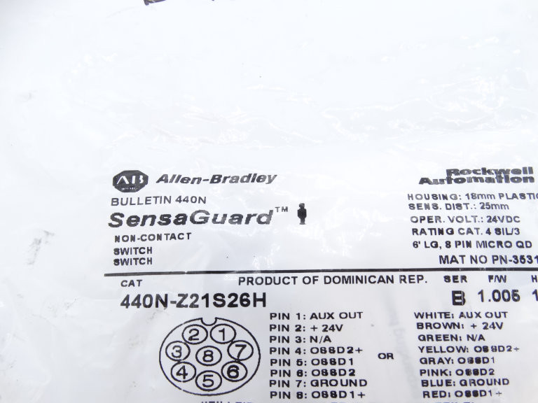 Allen Bradley 440N-Z21S26H Series B Switch