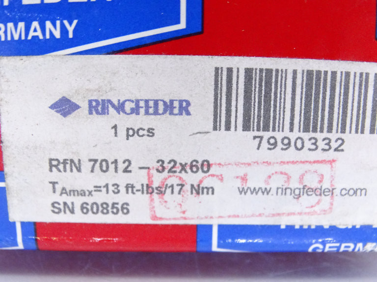Ringfeder RFN 7012-32X60 Spare Parts Kit
