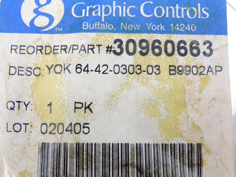 Graphic Controls 30960663 Spare Parts Kit