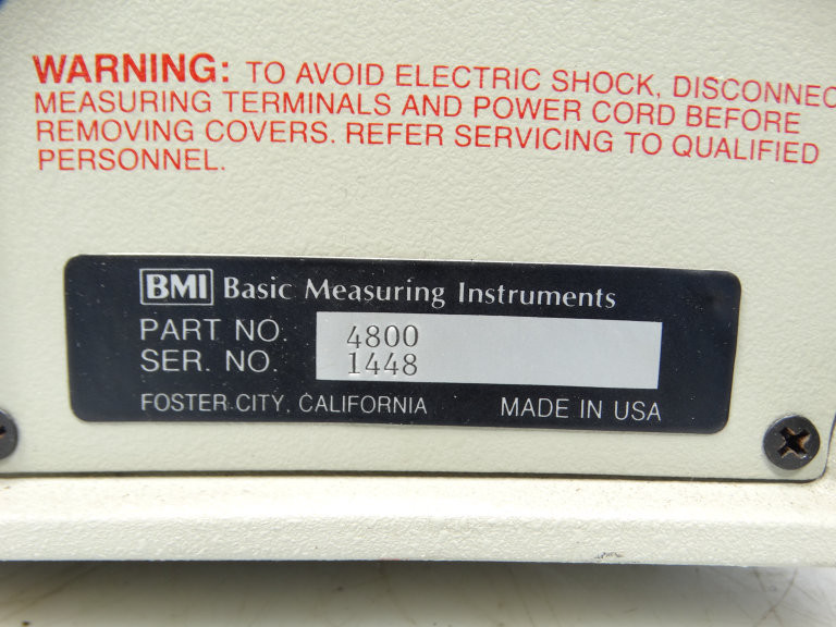 Bmi 4800 Testing Device
