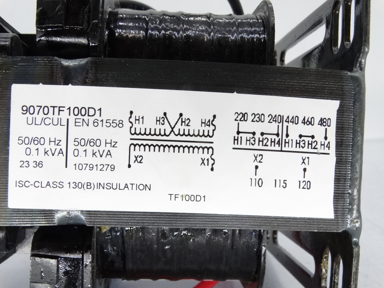 Schneider Electric 9070TF100D1 Transformer