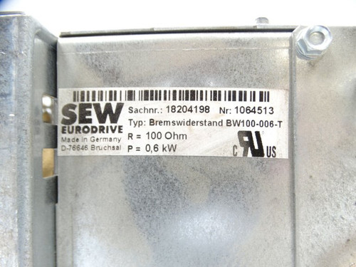 Sew-Eurodrive BW100-006-T Brake Resistor
