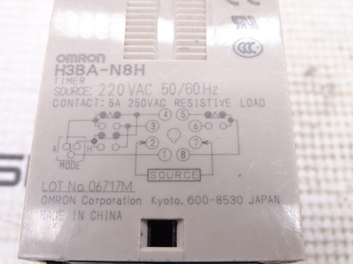 Omron H3BA-N8H DC24V Timer