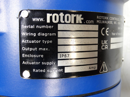 Rotork CMR-200 Actuator