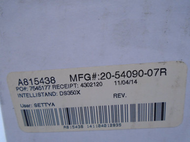 Zebra 20-54090-07R Mounting Bracket