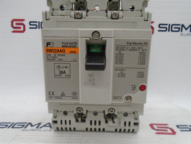 Fuji Electric BW32AAG-3P030 Circuit Breaker