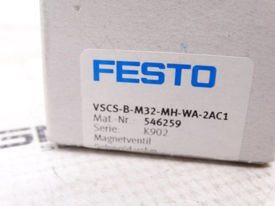 Festo VSCS-B-M32-MH-WA-2AC1 Valve