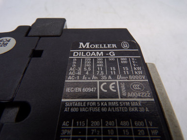 Eaton Corporation DIL0AM-G-24VDC Contactor