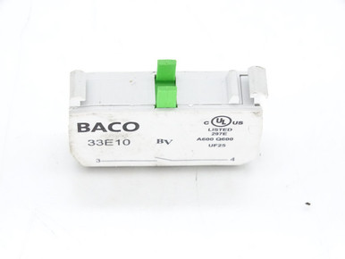 Baco Controls 33E10 Contact Block