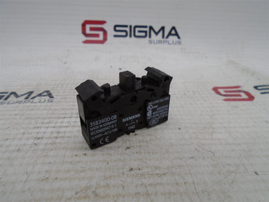 Siemens 3SB3400-0B Contact Block